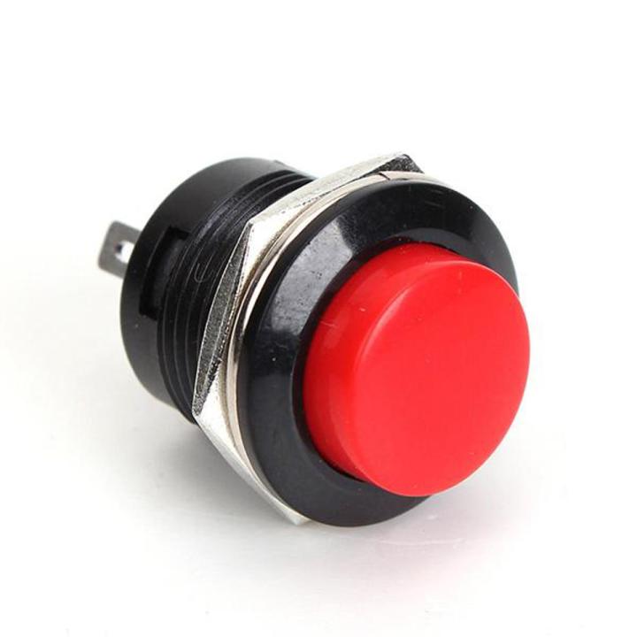 2pcs Tools DIY Push Button Switch 3A 250V off-on 1 Circuit Non-Latching ...