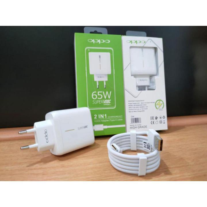 Original 65W Super Vooc Charger With Original SuperVooc USB Type-C ...