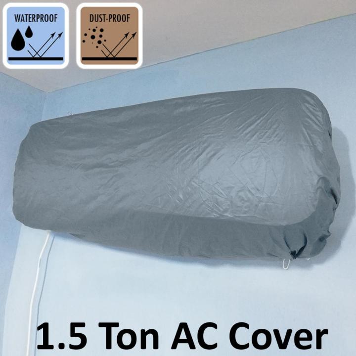 AC Dust Cover 1 / 1.5 / 2 Ton Indoor & Outdoor unit Parachute Silver ...