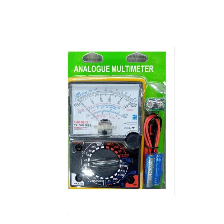 Analog Multimeter | sunma | YX-3600REB | With batteries. | Daraz.pk
