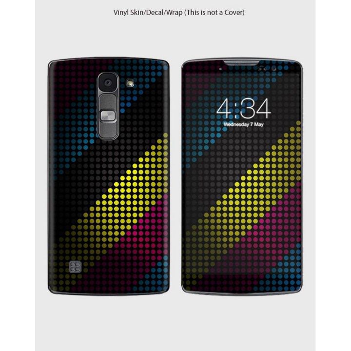 LG Spirit Skin Wrap Front Back And Sides Colorful Dots Line-1wall1259 ...