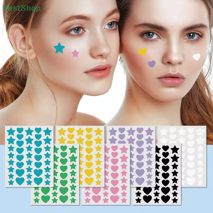 cute star pattern acne pimple patches for girls_hydrocolloid acne ...