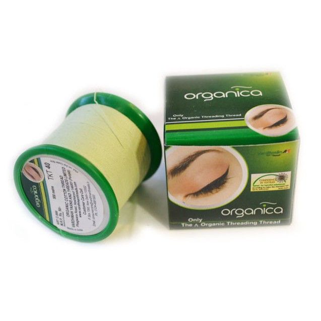 1X Organica Antiseptic Eyebrow Threading Thread Facial Hair Remover ...