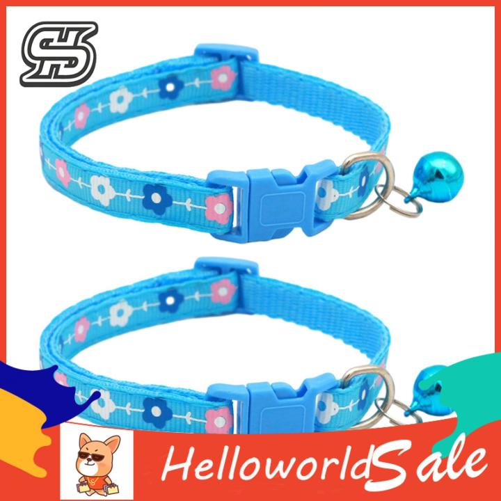 Soft and durable: The cat collar with bell is soft and breathable ...