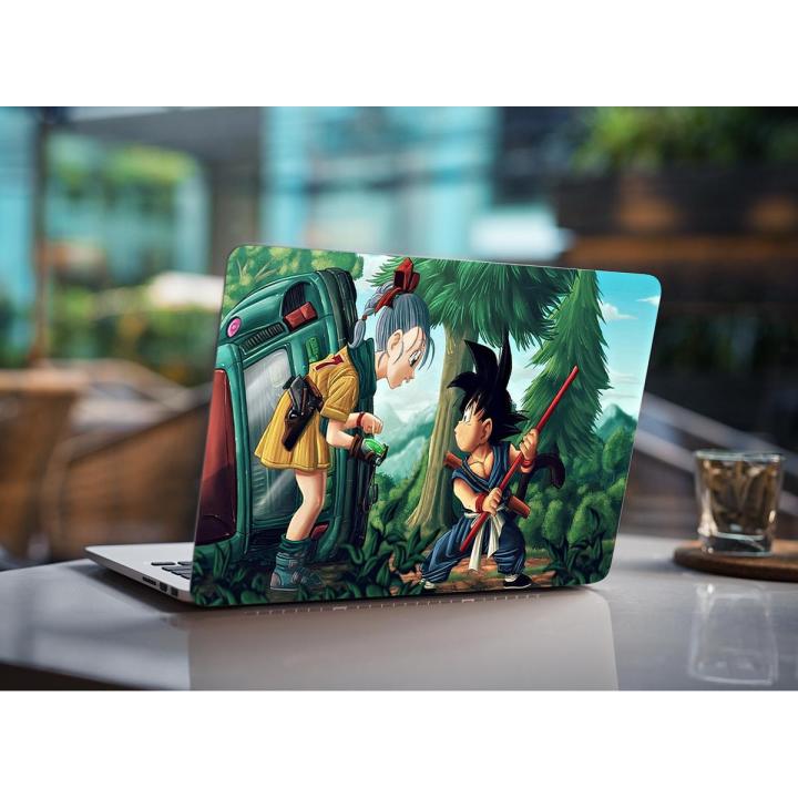 Son Goku and Bulma, Dragon Ball, Bulma Laptop Notebook Skin Sticker ...