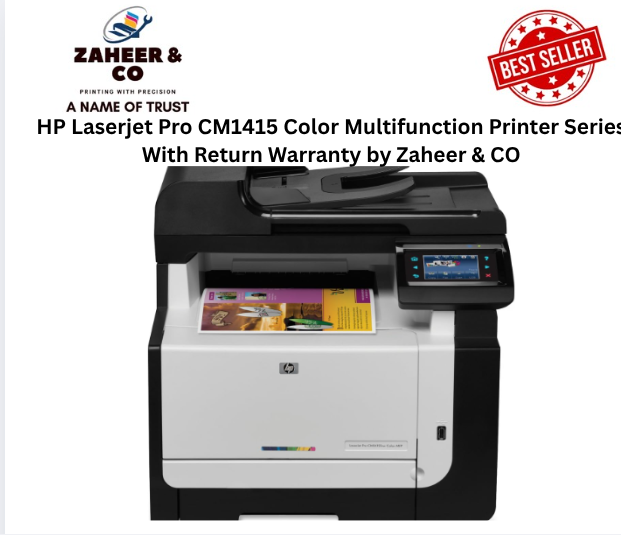 HP Laserjet Pro CM1415 Color Multifunction Printer Series With Return ...