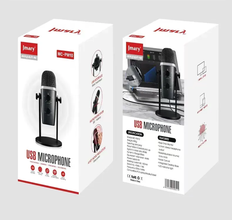 Jmary MC-PW10 Professional USB Microphone With Bluetooth Connectivity ...