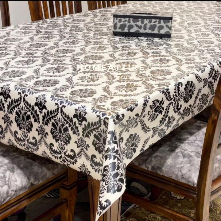 6 Chairs Rectangle (57 x 90) Inches Fancy Premium Quality Dining Table ...