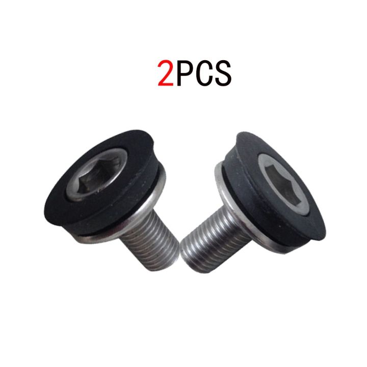 2pcs Cycle Bike Bottom Bracket Axle Allen Key Crank Arm Bolts M8 Screw ...