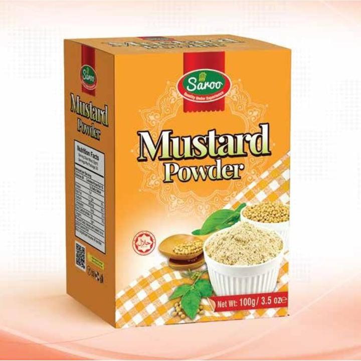 Saroo Mustard Powder 100 G Premium Quality Ground Mustard Seeds For ...