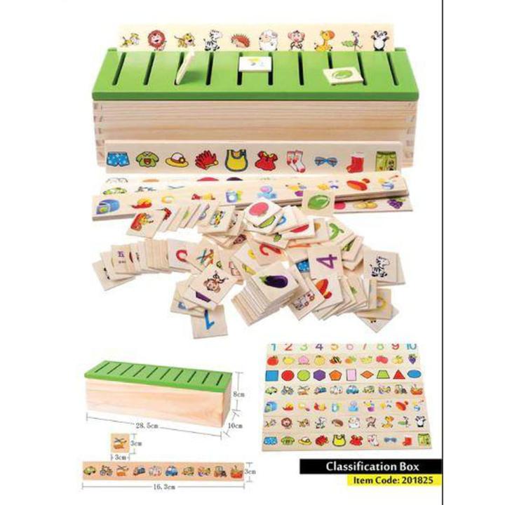 KNOWLEDGE CLASSIFICATION BOX â€“ EDUCATIONAL TOY | Daraz.pk