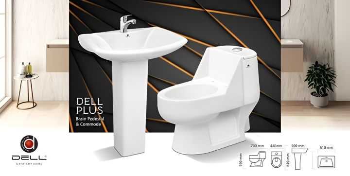 Dell Plus Basin Pedestal | Daraz.pk