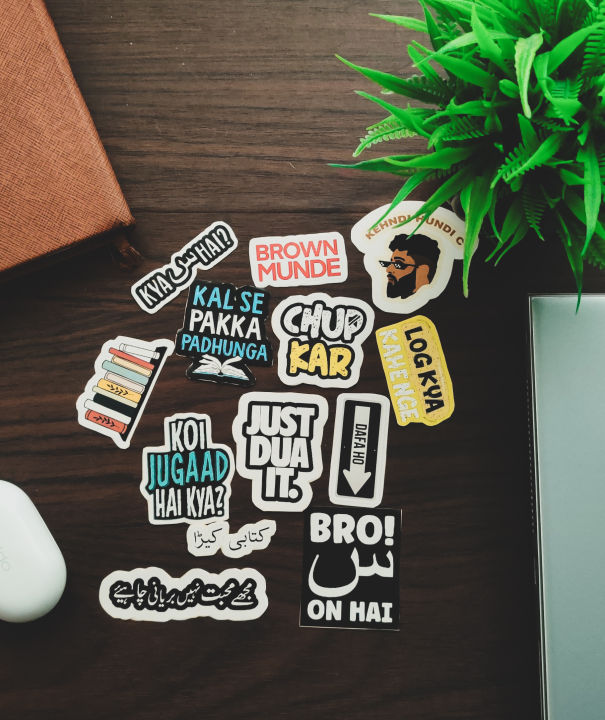 Cool stickers | Urdu stickers | aesthetic stickers for laptops phones ...