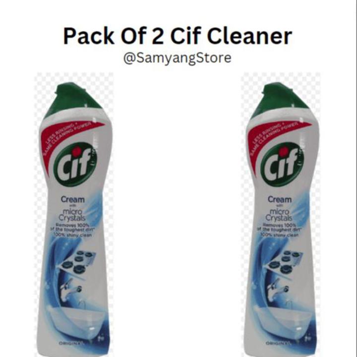 Pack Of 2 CIF Multipurpose Cream Cleaner flowers 500ml | Daraz.pk