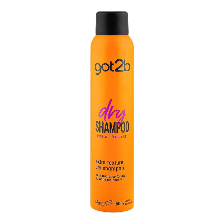 Schwarzkopf Got2b Extra Texture Dry Shampoo – 200ml (Instant Freshness ...