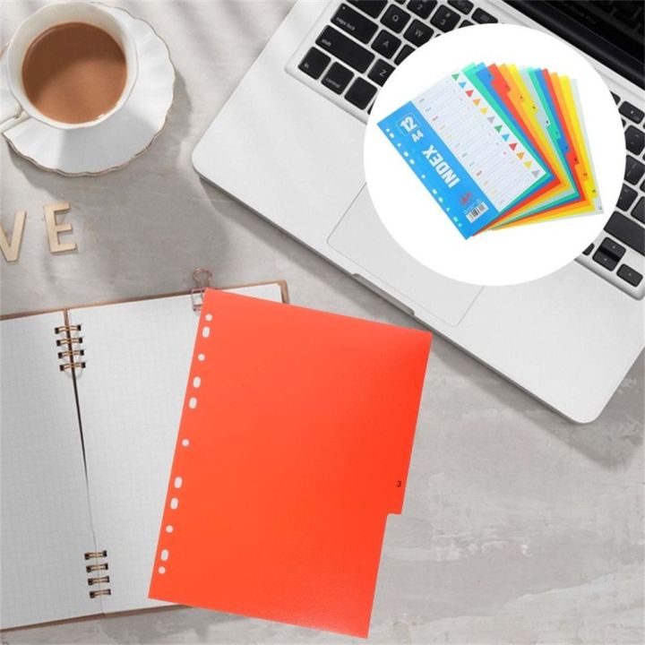 Multi-purpose 5/10/12/20/31Pages Index Separator Page Numbers A4 Size ...