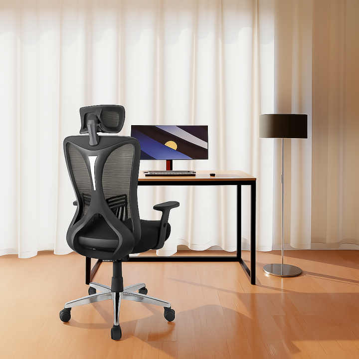 Ergonomic High Back Office Mesh Chair, Desk Chair with 2'' Adjustable ...