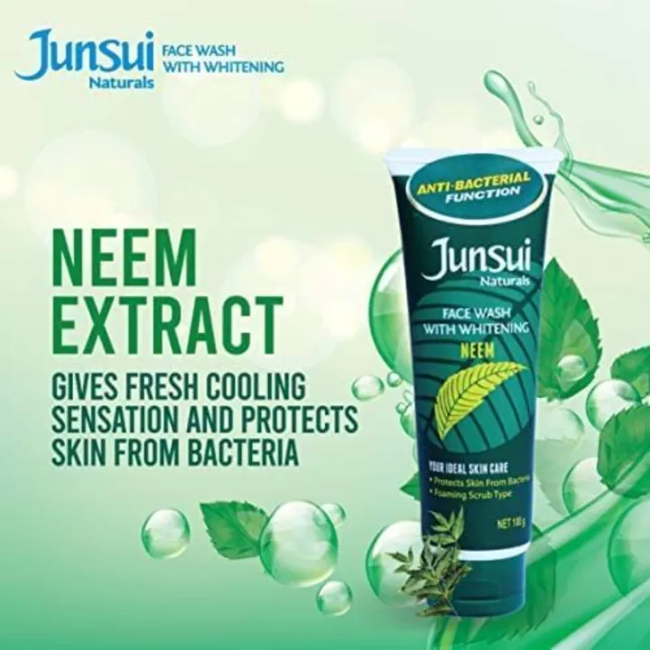 Junsui Naturals Face Wash with Whitening Neem 100gm | Daraz.pk