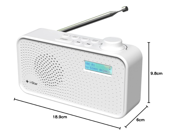 DAB Radio Portable, DAB Plus/DAB Radio, FM Radio, Small Radio, Digital ...