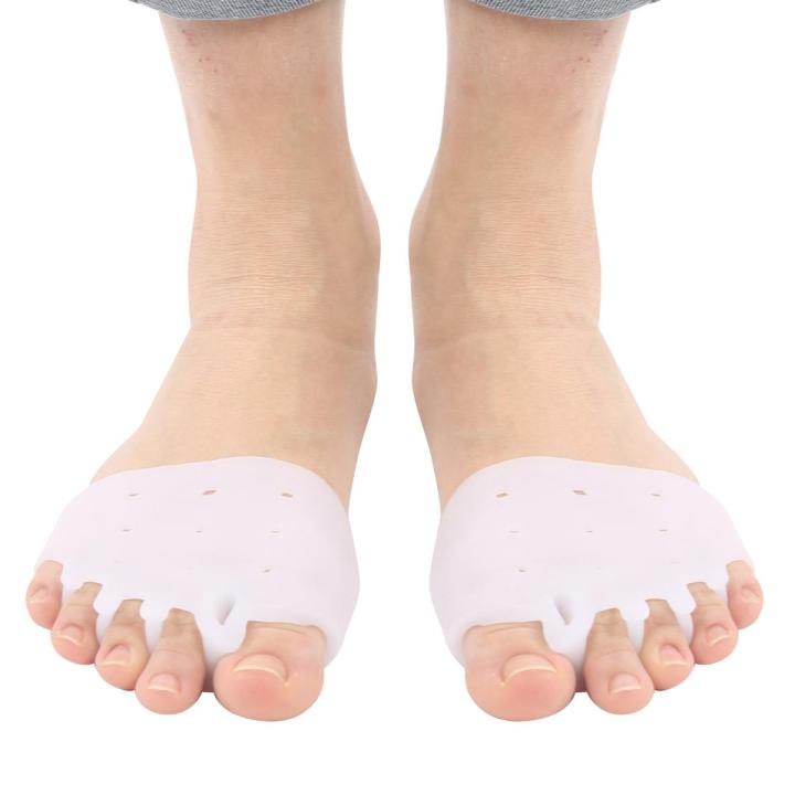 Foot Toe Overlap Splitter 5Pair Silicone Thumb Eversion Corrector ...