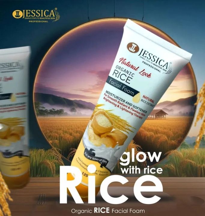 Jessica Organic Rice Facial Foam - 125ml | Daraz.pk
