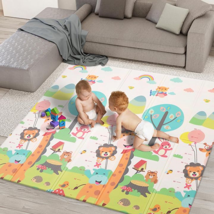 Baby Play mat, (6X6.5 Ft) Extra Large & Thick Foam Crawling mat ...