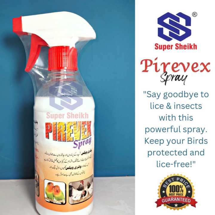 Pirevex Spray -Anti Lice - For Birds | Daraz.pk