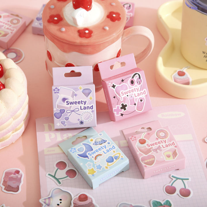 Panda Online Box Sticker Soft Candy Paradise Series Cute Cartoon ...