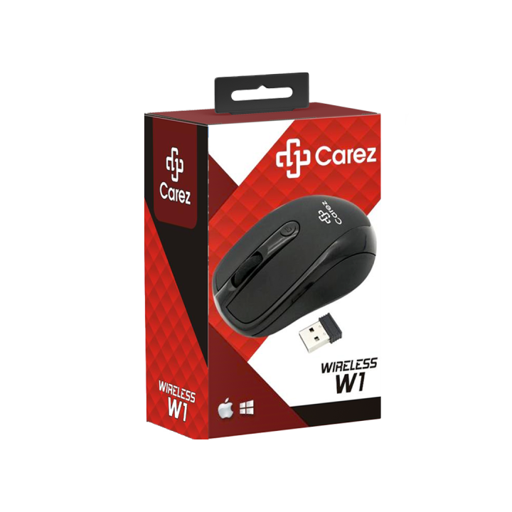 CAREZ WIRELESS MOUSE W-1 for laptop and system | Daraz.pk