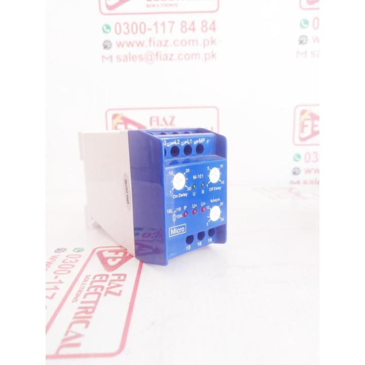 MICRO Phase Failure Relay blue color | Daraz.pk