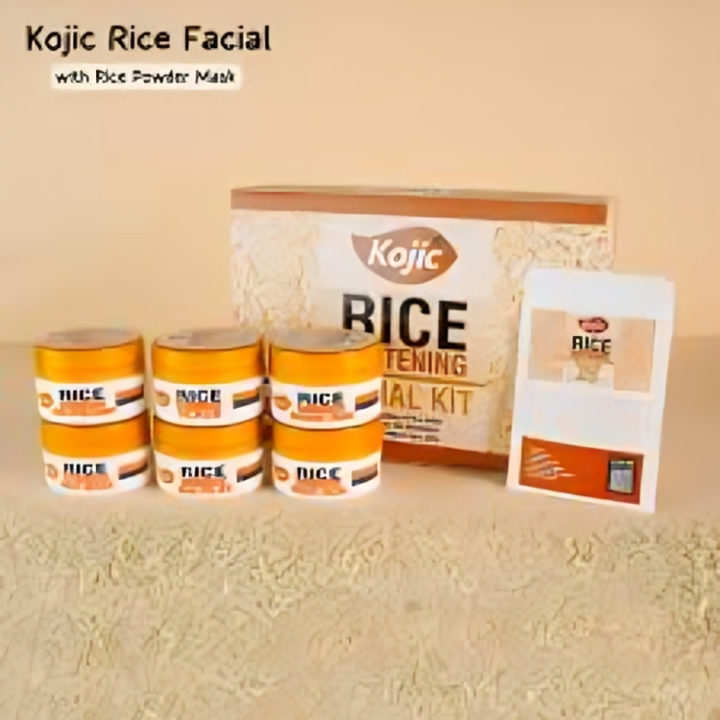 Kojic Rice Whitening Facial Kit – 6 Step Skincare for a Radiant Glow ...