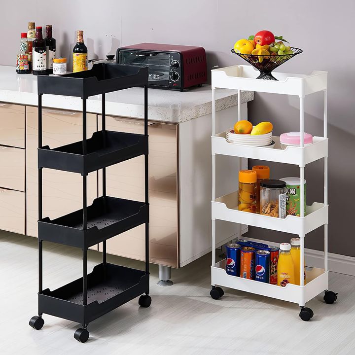 Kitchen Storage Cabinets Kitchen Rack Floor-to-Ceiling Multi-Layer ...