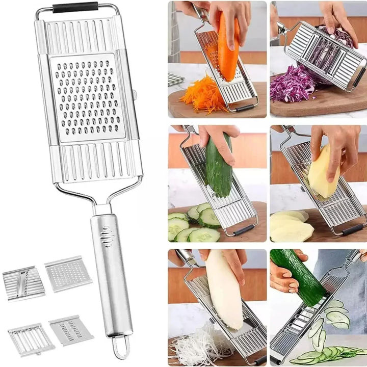 Cutter Stainless Steel Portable Manual Vegetable Grater Clean Handle ...