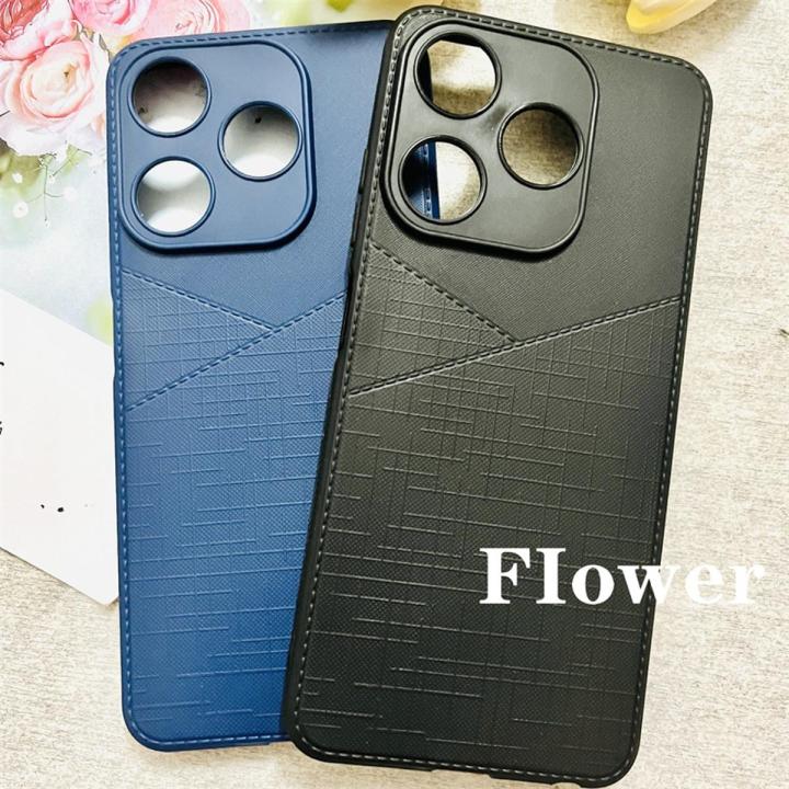 For Tecno Spark 10 10C Denim Fabric Full Bag Fall Proof Phone Case ...