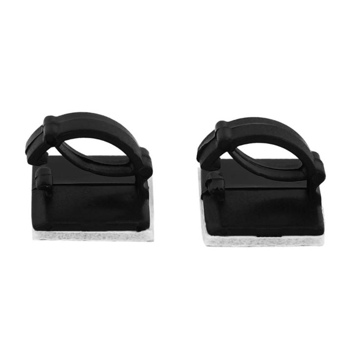 200 Pcs Self Adhesive Cable Clamp Plastic Rectangular Cable Clips ...