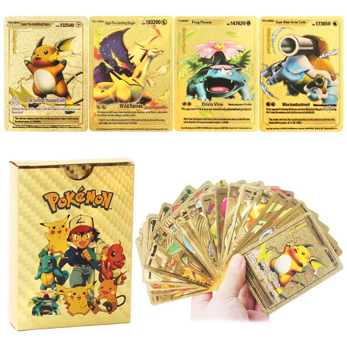 Limited Gold Pokémon TCG Set - 55 Card Collectors’ Box for Fans ...