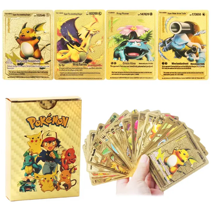 Limited Gold Pokémon TCG Set - 55 Card Collectors’ Box for Fans ...