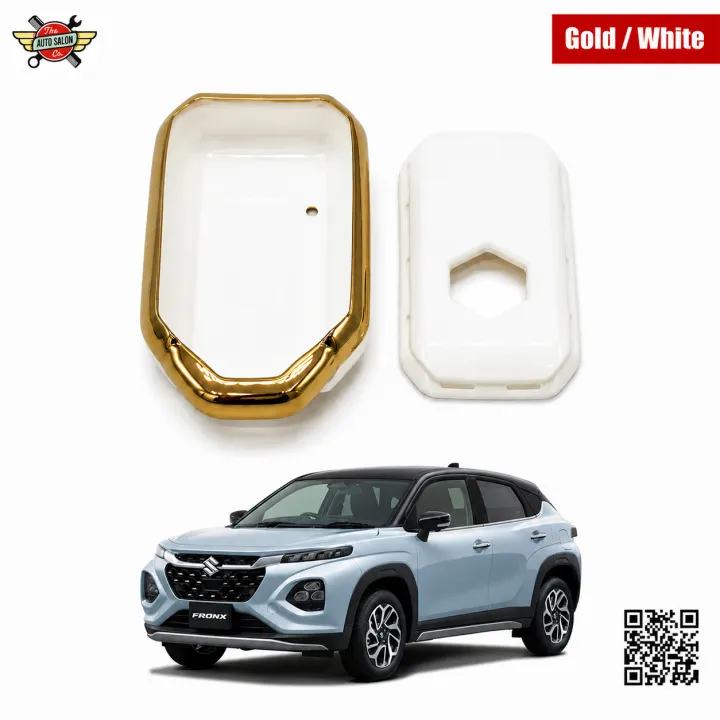 Suzuki Fronx 2026 TPU Remote Key Cover White Gold | Premium Soft TPU ...