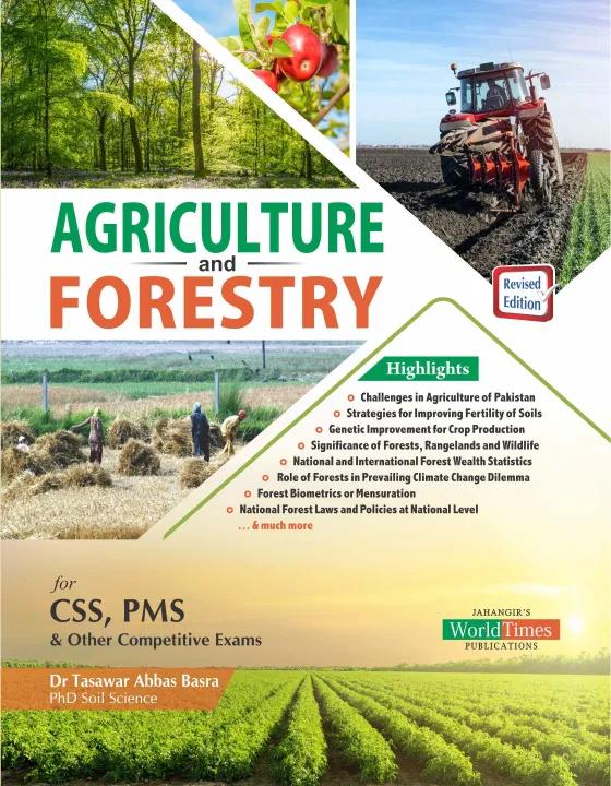Agriculture & Forestry For CSS, PMS By Dr. Tasawar Abbas | Daraz.pk