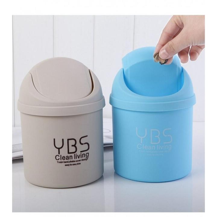 1pcs Unique Mini Small Trash Can Multi-function Table Dustbin Household ...