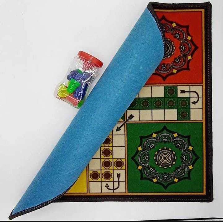 Ludo Game Board Matt Foldable and Washable Worldwide Jumbo Ludo Game ...