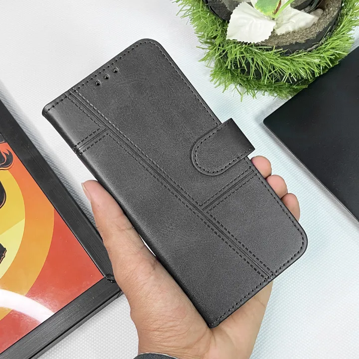 OnePlus 8T Cover - Brown - Premium Leather Megantic Flip Book Covers ...