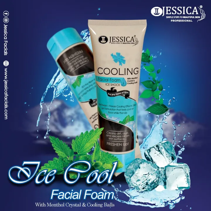 Jessica Ice Shock Cooling Facial Foam -125ml | Daraz.pk