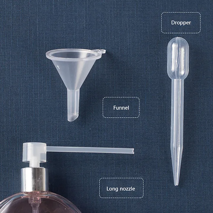 3 Units/Set Perfume Refill Tools Set Plastic Diffuser Straw Dropper ...
