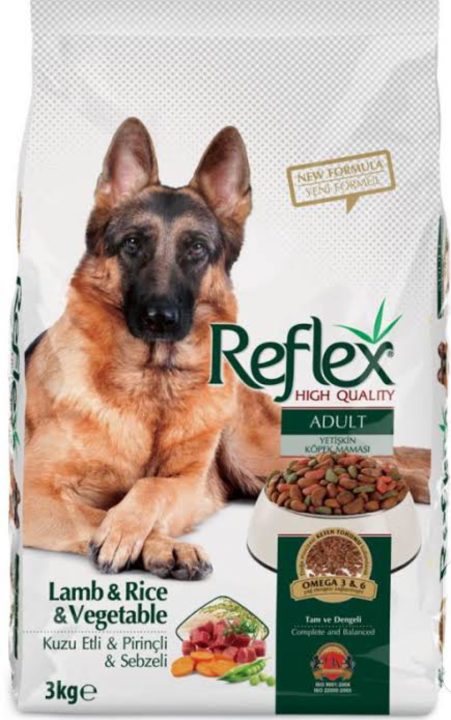 Reflex Adult Dog Food (Lamb, Rice & Vegetable) 3kg | Daraz.pk
