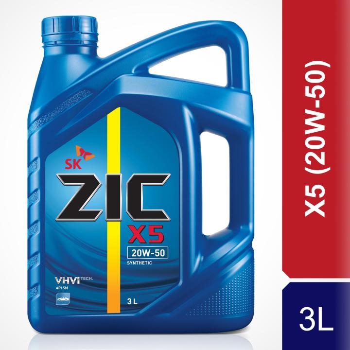 ZIC X5 20W-50 - genuine - Petrol Engine Oil - 3Ltr | Daraz.pk