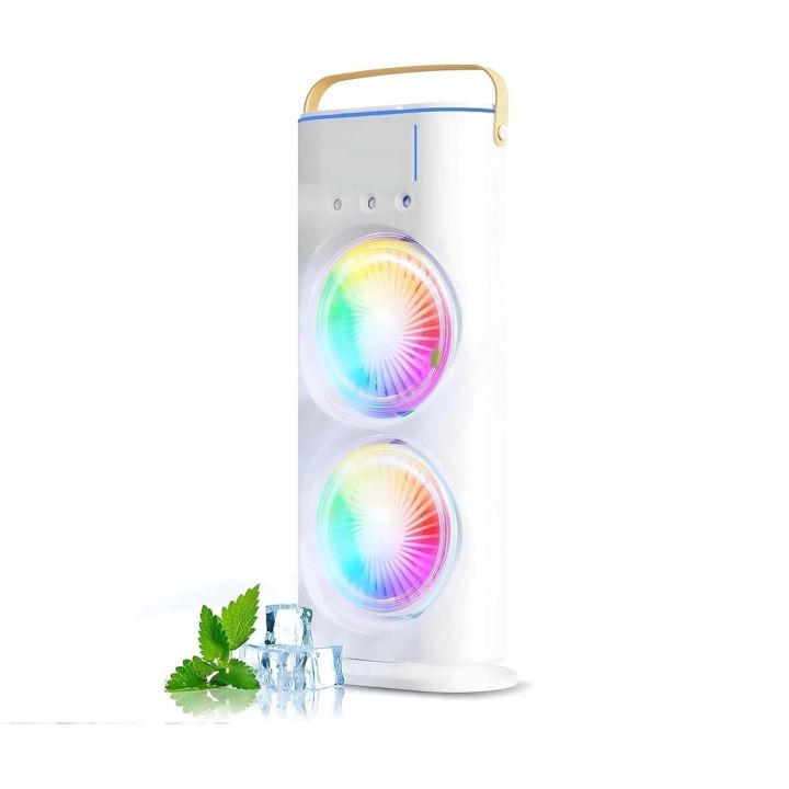 Portable Double Ended Mist Spray Fan for Summer Room Cooling, USB ...