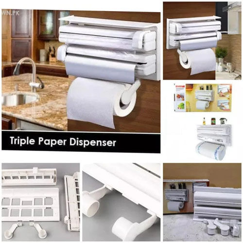 New Imported 3in1 Triple Paper Dispenser Kitchen Dispenser Paper Foil ...