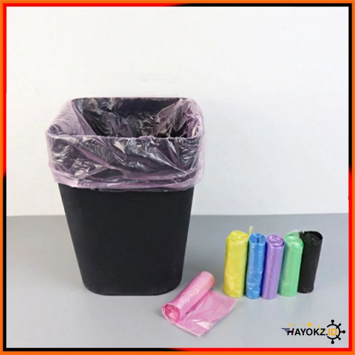 Trash Bag 1 Roll 45x50cm Roll Contents 20 Sheets - 1Roll Disposable Rubbish Bin Liner Plastic ...
