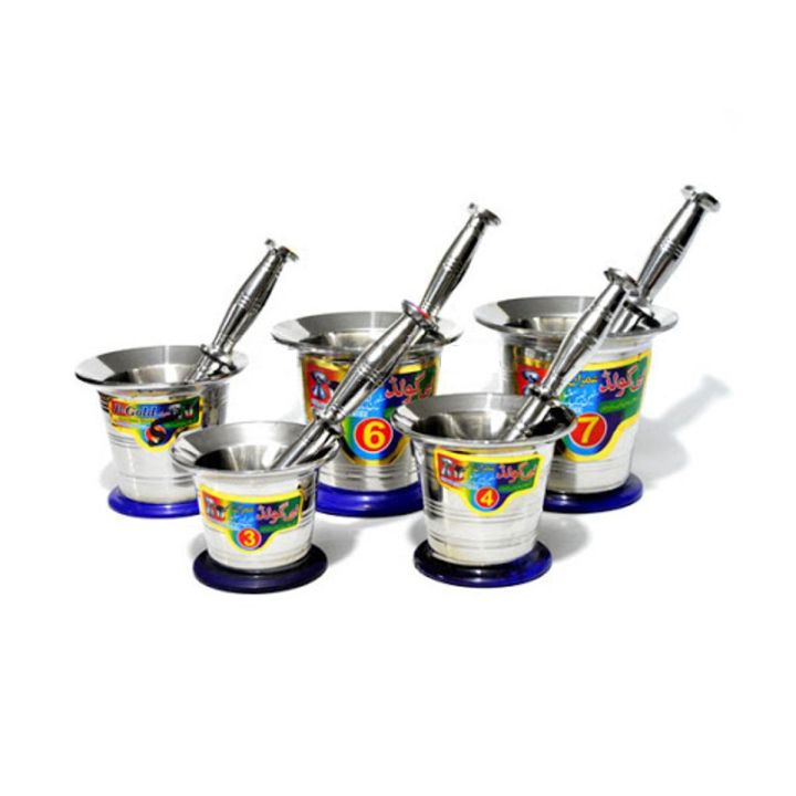 Durable Steel Mortar and Pestle Set - Efficient Grinding and Mixing ...